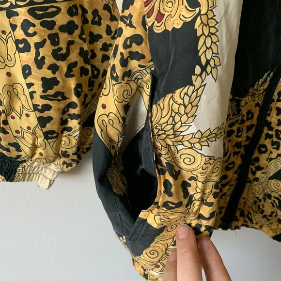 Avon | Tops | Vintage Avon Silk Chain Zip Up Jacket | Poshmark